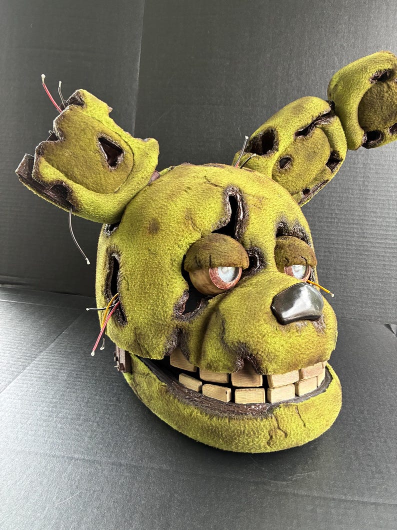 Springtrap FNAF Cosplay Head - Etsy