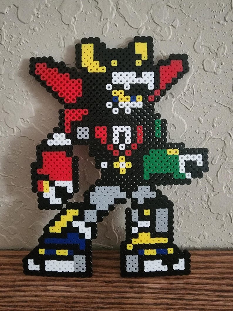 Voltron Mech Robot Perler Pixel Art - Etsy