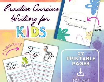 Cursive Writing Practice Sheets | Printable Writing Practice Sheets ...
