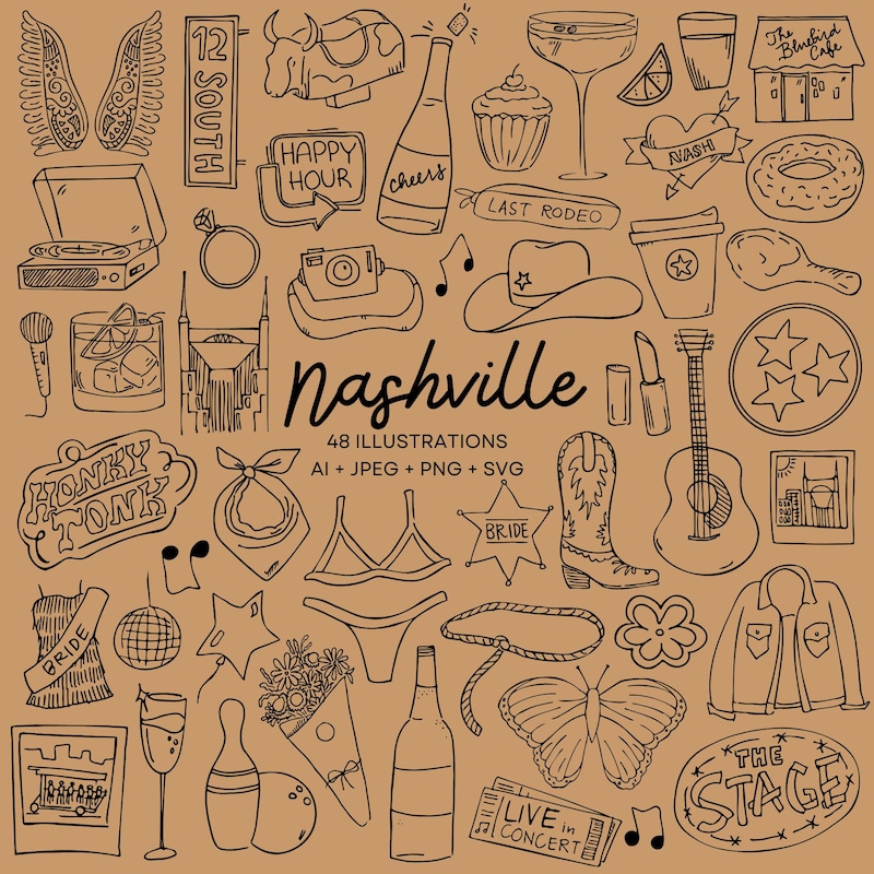 Nashville Art - Etsy