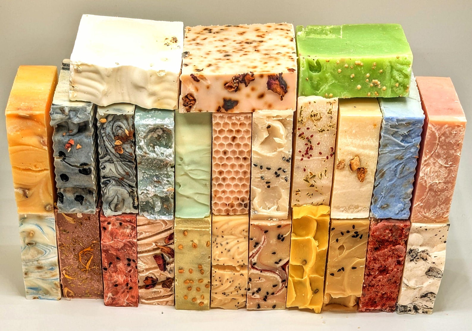 Handmade Natural Soap 6-bar Gift Box - Etsy