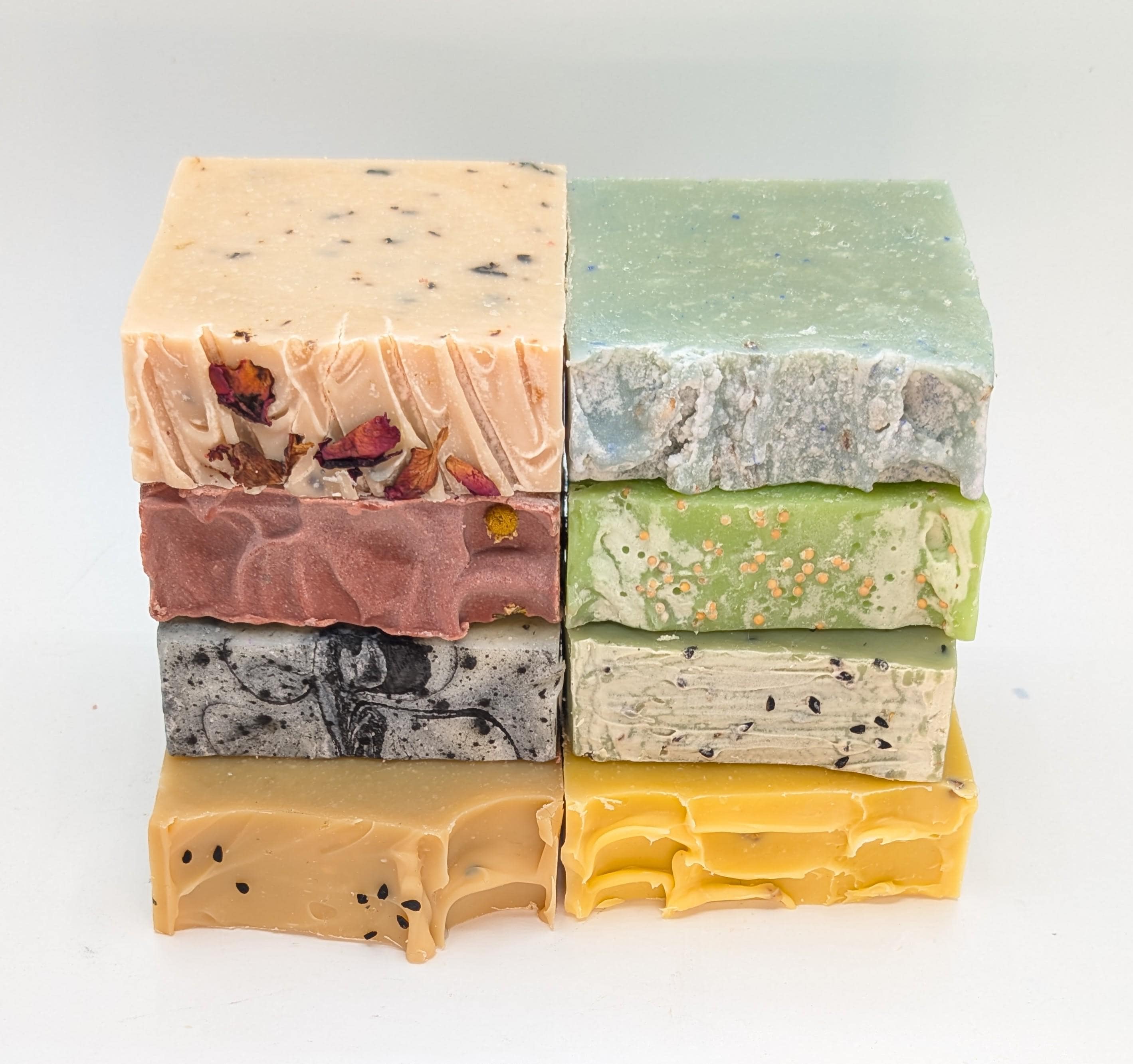 5-bar Natural Artisan Soap Bundle: Handcrafted Cold Process Soaps - Etsy
