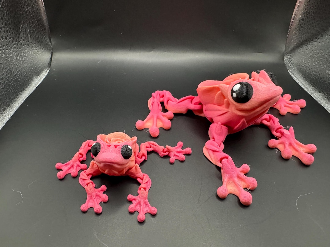 3D Printed Rose Frogs - Etsy