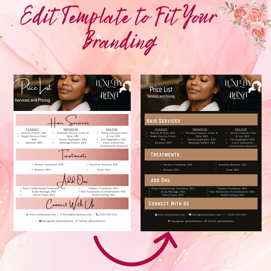Professional Price List Template for Small Business Owners: Fully ...
