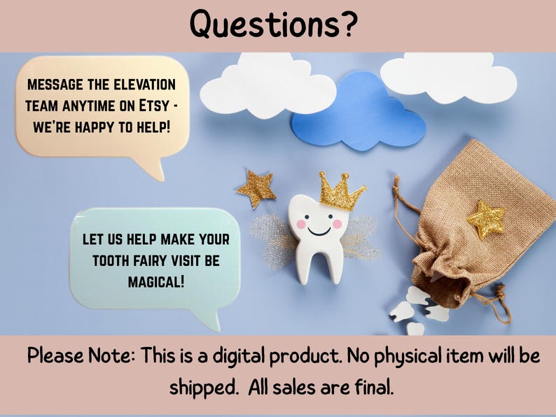 Fall Tooth Fairy Bundle: Acorns, Mushrooms, & Tooth Loss Chart (digital ...