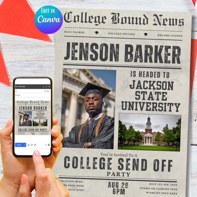 College Send Off - Etsy