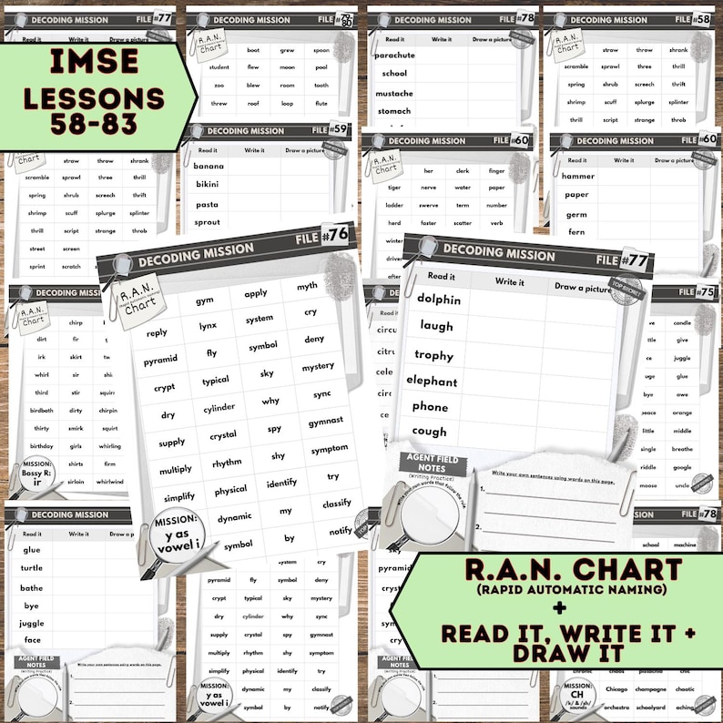 Decodable Passages, Orton Gillingham Advanced Phonics Activities ...