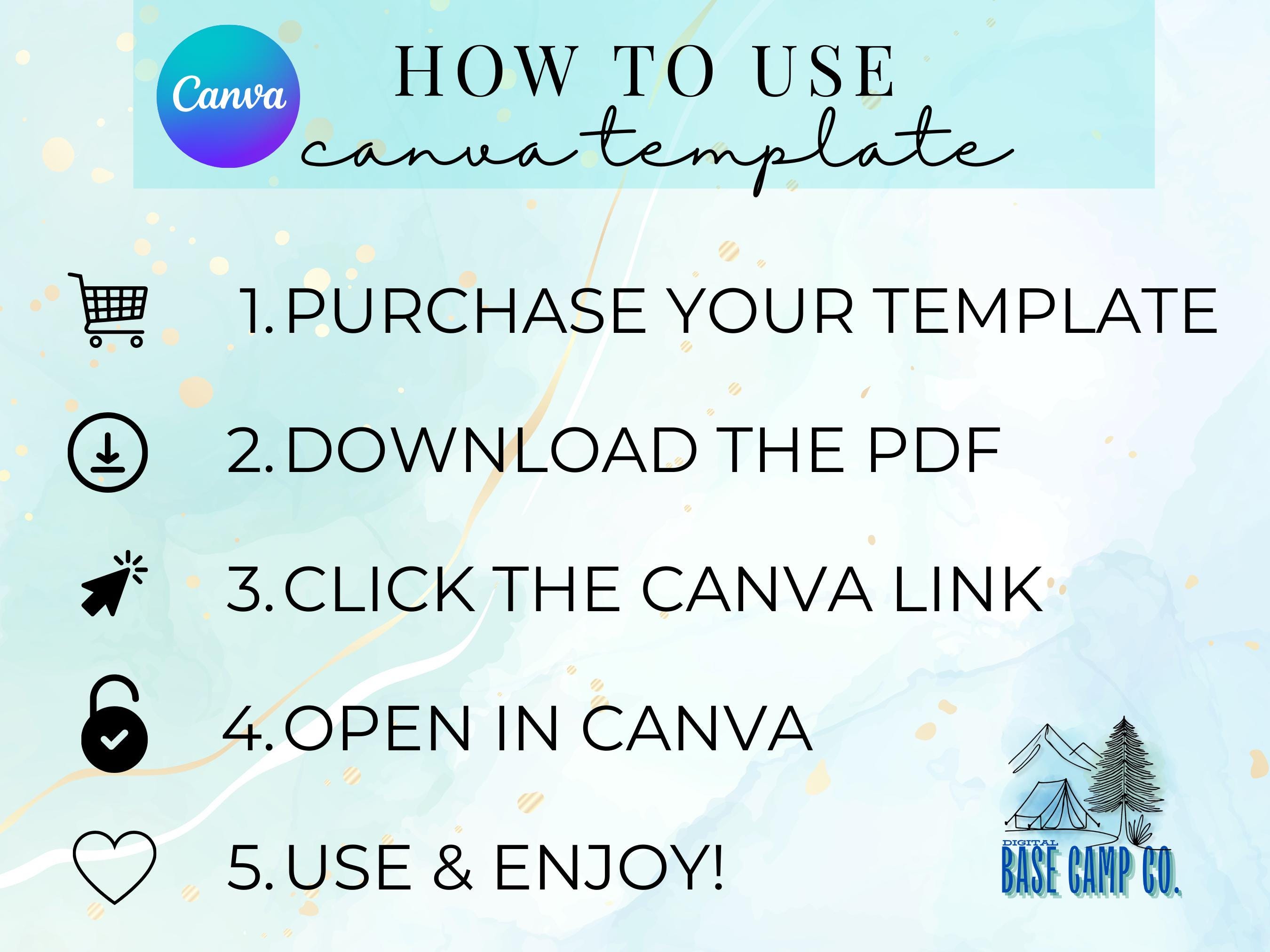 Mocha Travel Packing List: Outfit Planner, Editable Canva Template (PDF ...