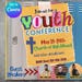 Youth Conference Flyer Template, Teen Church Event Poster, Editable ...