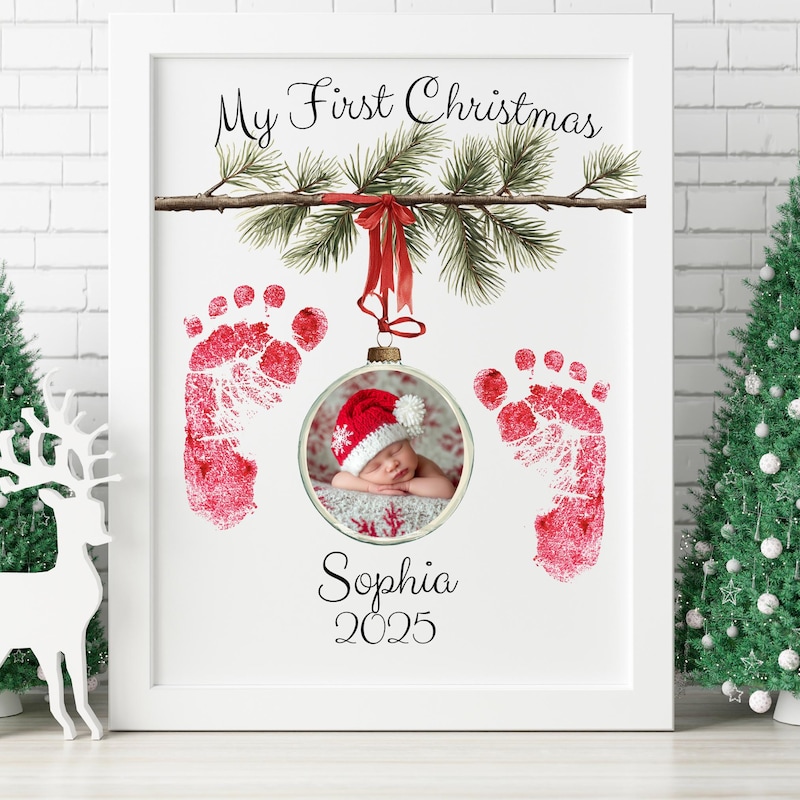 Footprint Baby Book - Etsy UK