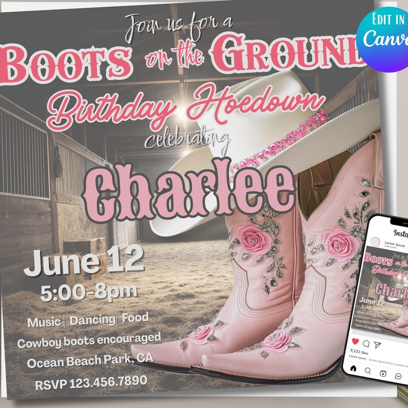 Boots on the Ground Flyer - Etsy