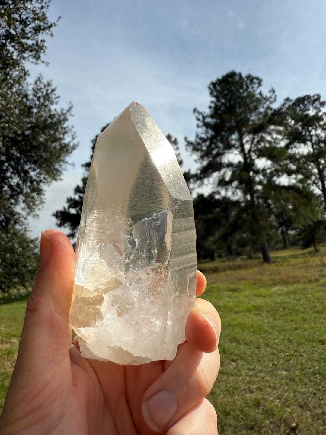 Natural Unpolished Lemurian Quartz Point Crystal With Striations LU1 - Etsy