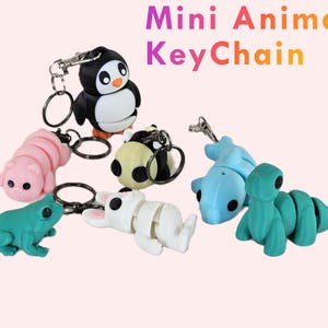 3D Printed Articulated Mini Animal Cute Fidget Toy,assorted Bundle, Birthday Gifts, Party Favors ...