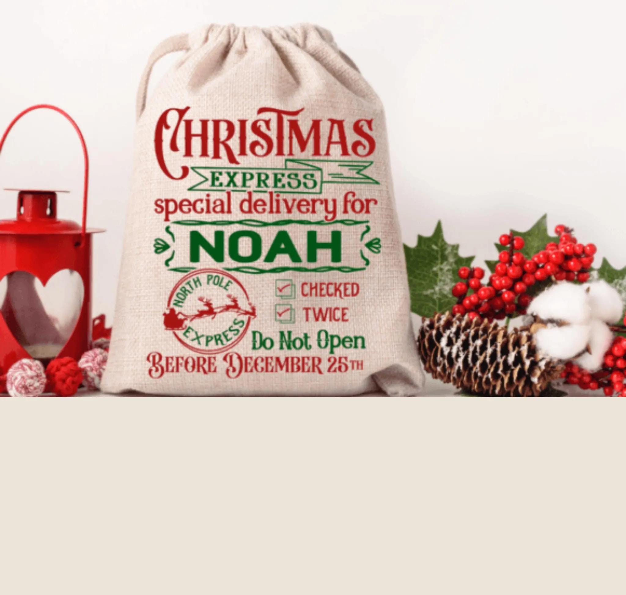 Christmas Santa Sack Svg, Santa Sack Svg Bundle, Santa Sack Png, Gift ...