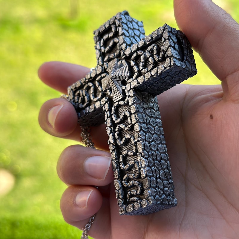 Thanos Squidgame Cross Necklace - Etsy