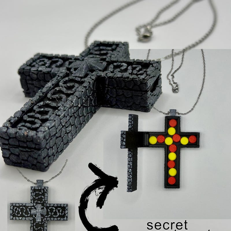 Thanos Squidgame Cross Necklace - Etsy