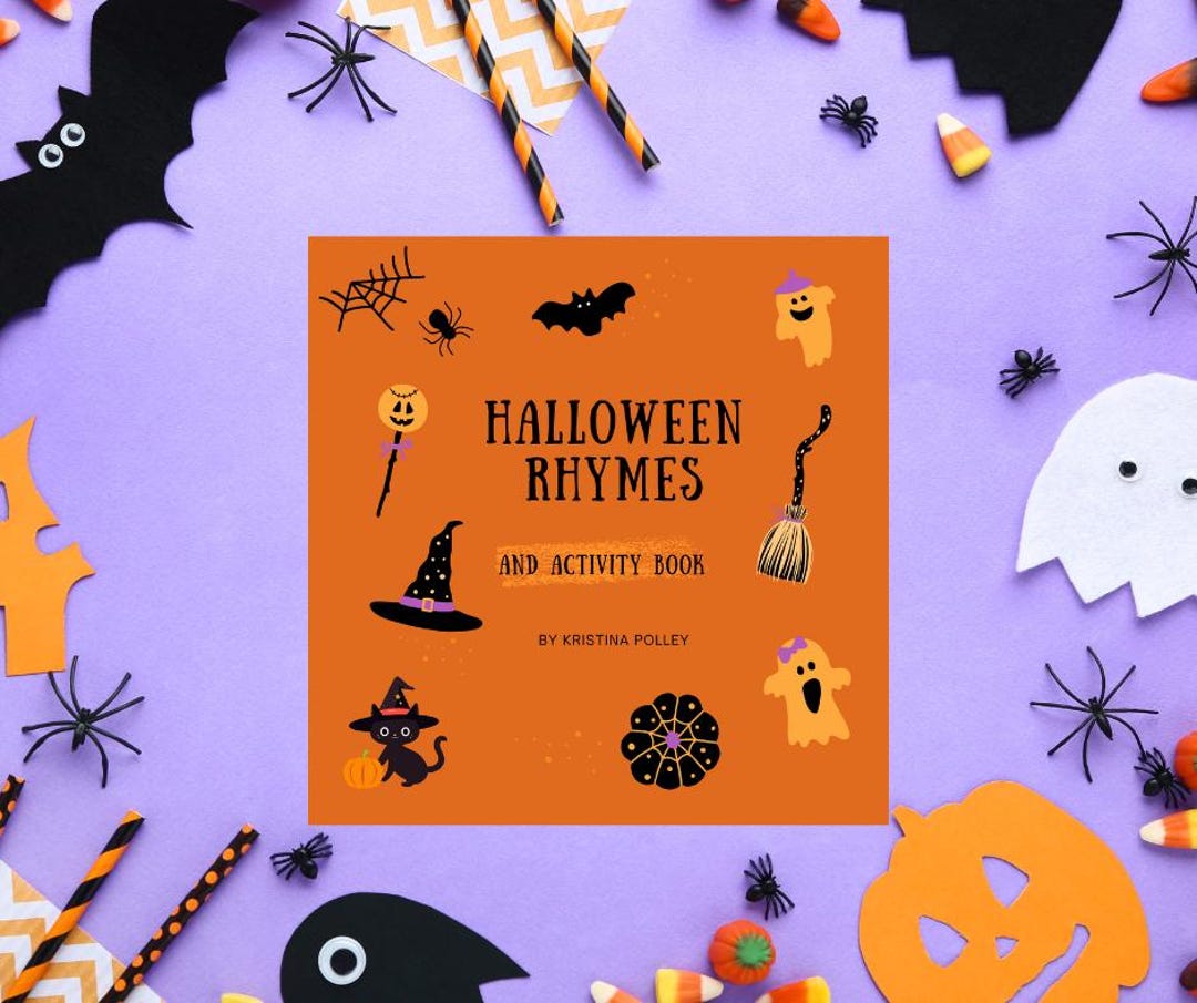 Halloween Rhymes and Activity Book for Kids - Etsy
