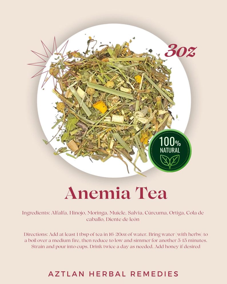 Anemia Tea - Etsy