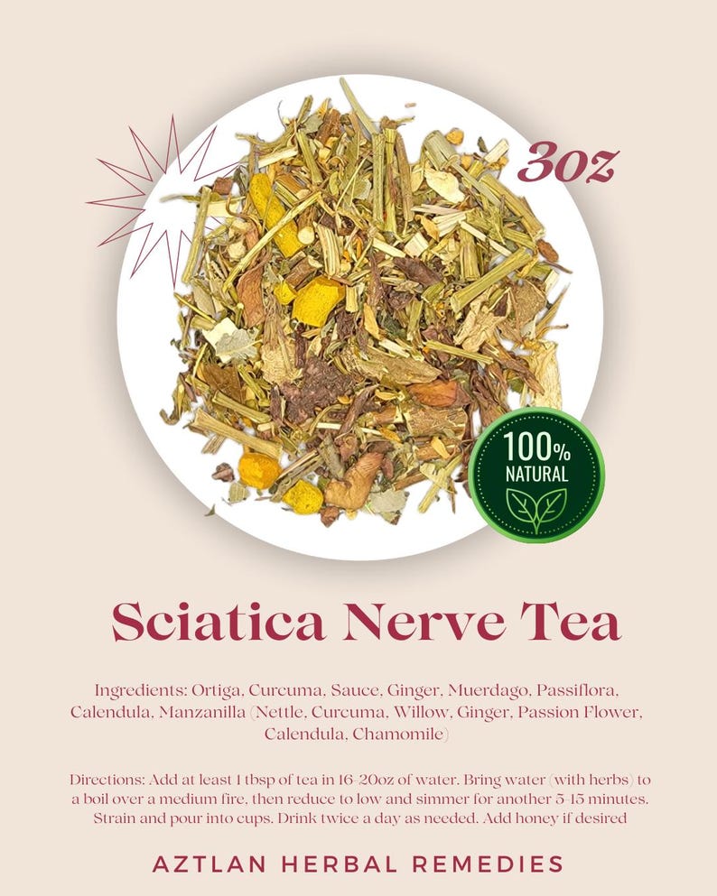 Sciatica Nerve Tea - Etsy