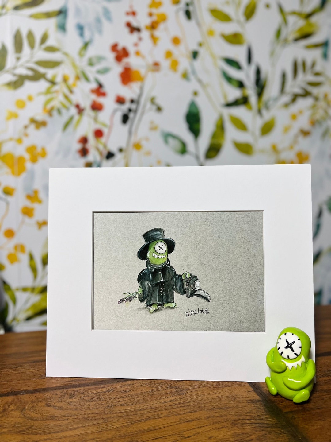 Plague Doctor Art, Plague Doctor Print, Monster Art, Monster Decor ...
