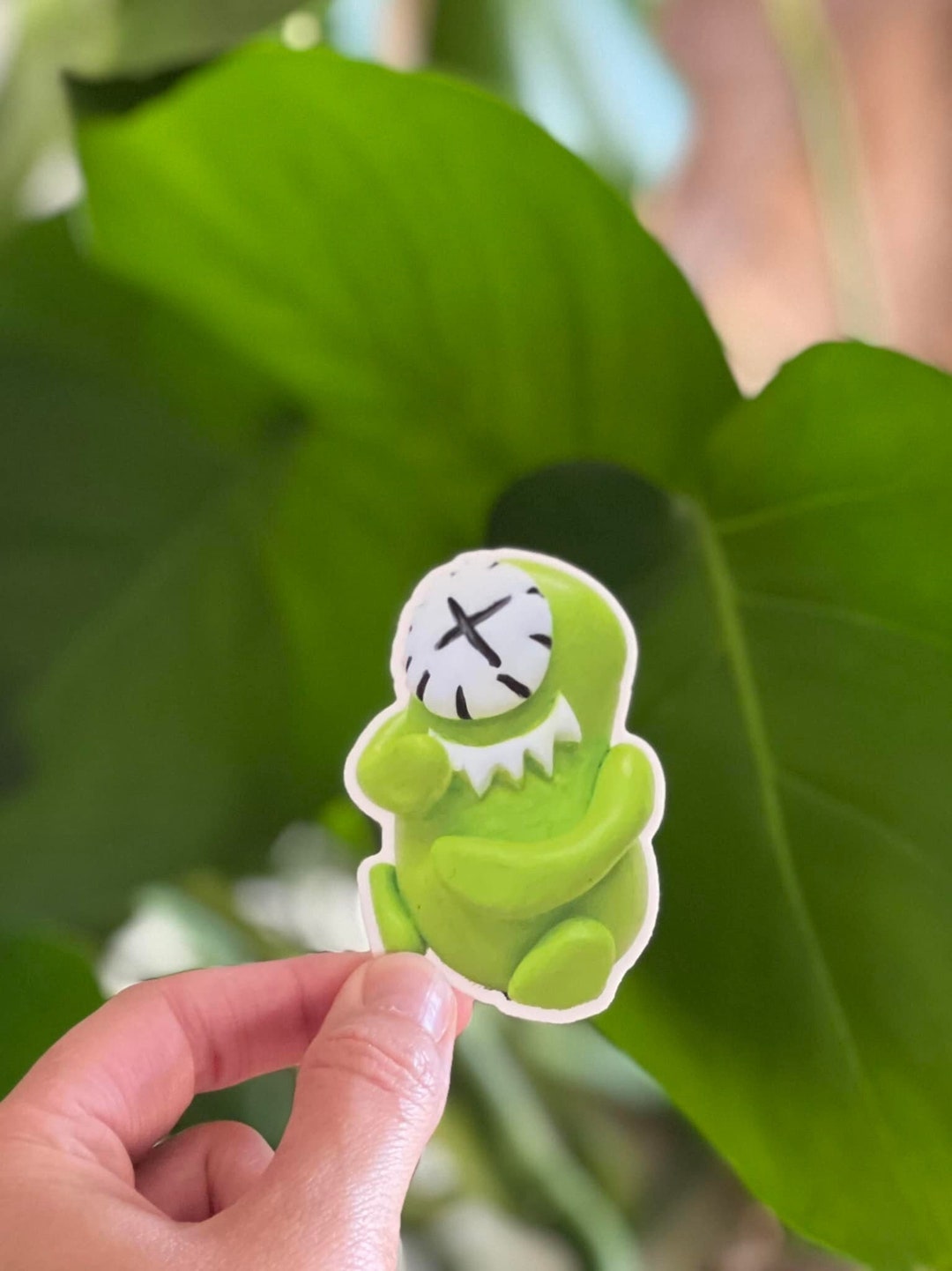 Monster Sticker, Water Bottle Sticker, Cyclops Sticker, Little Green ...