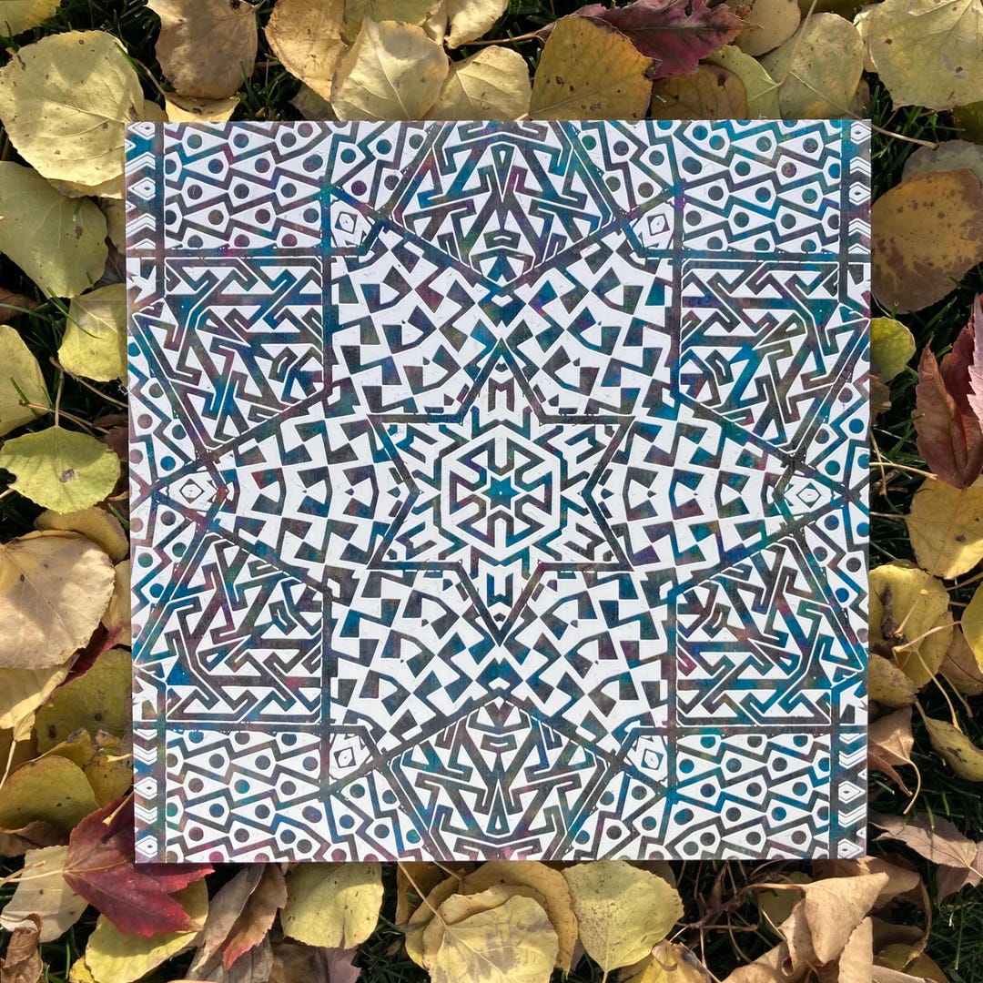 Pattern Passion Star Mandala Wall Art - Etsy