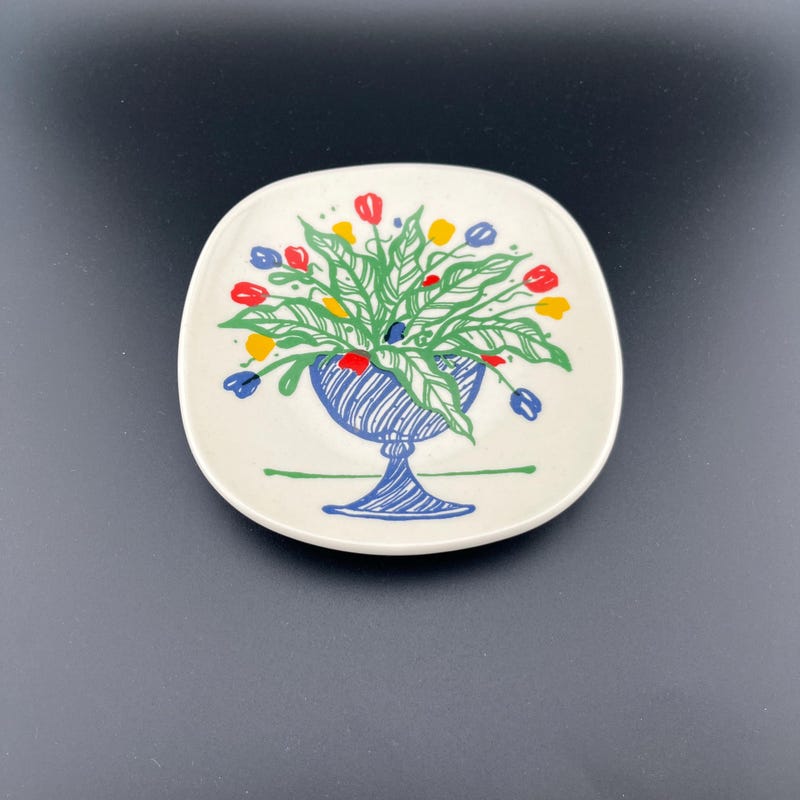 Arabia Finland Blue Plate - Etsy