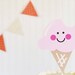 Ice Cream / Smash Cake / Cake Topper / First Birthday / - Etsy