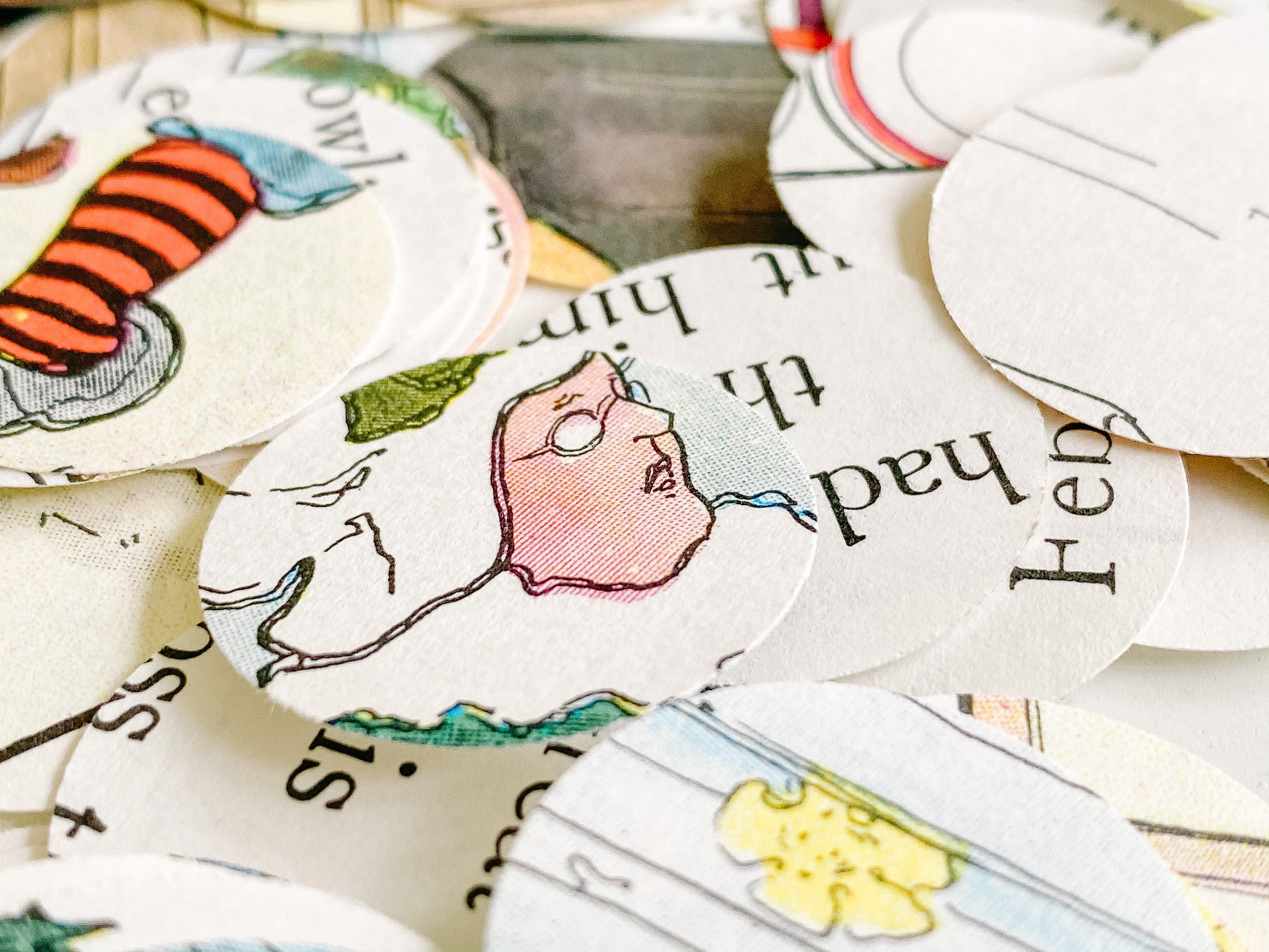 Book Confetti / Storybook Confetti / Vintage Book / Nursery / | Etsy