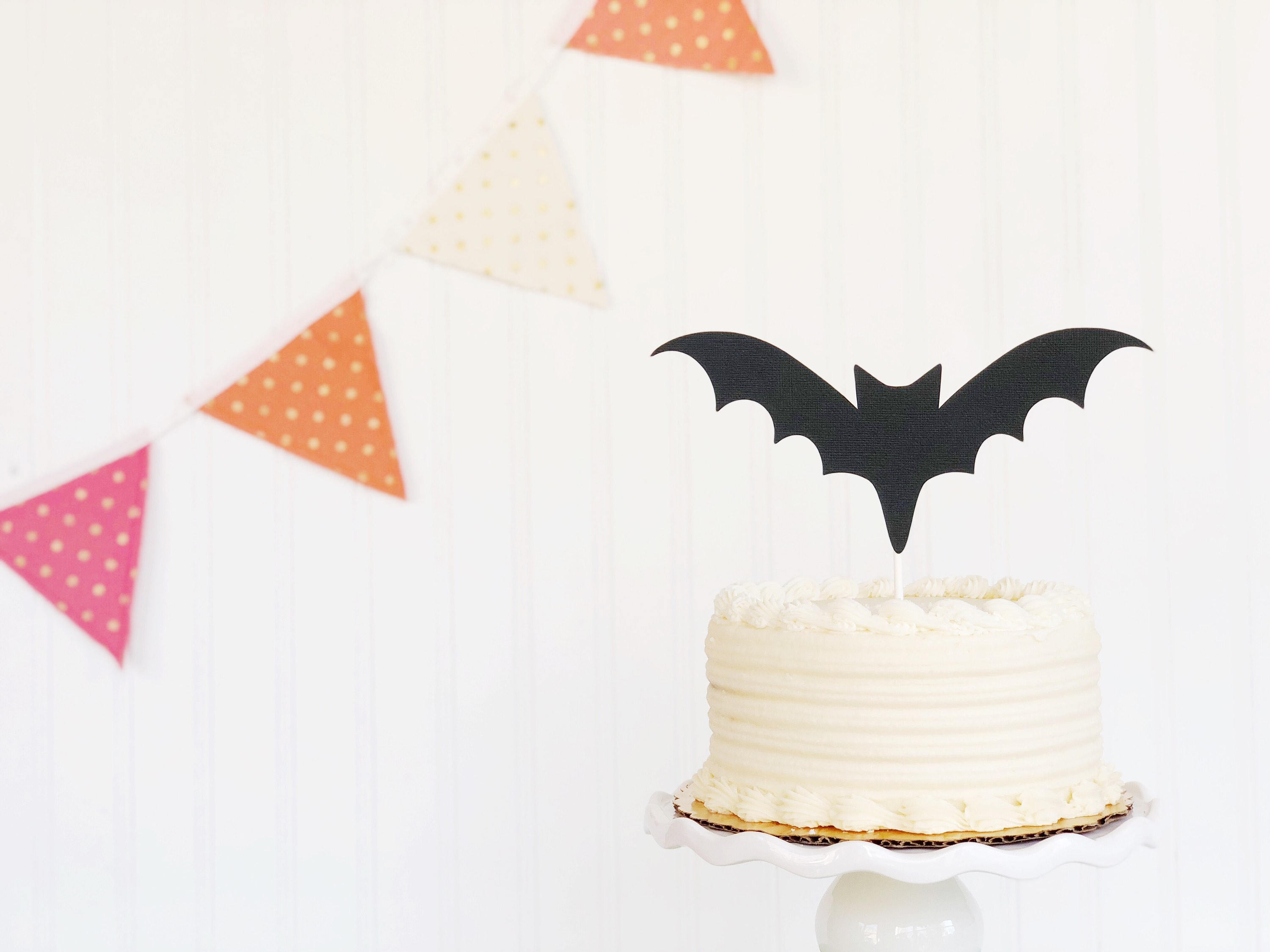 Bat / Halloween Party / Cake Decor / Smash Cake / Cake Topper - Etsy