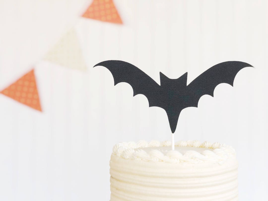 Bat / Halloween Party / Cake Decor / Smash Cake / Cake Topper / First ...