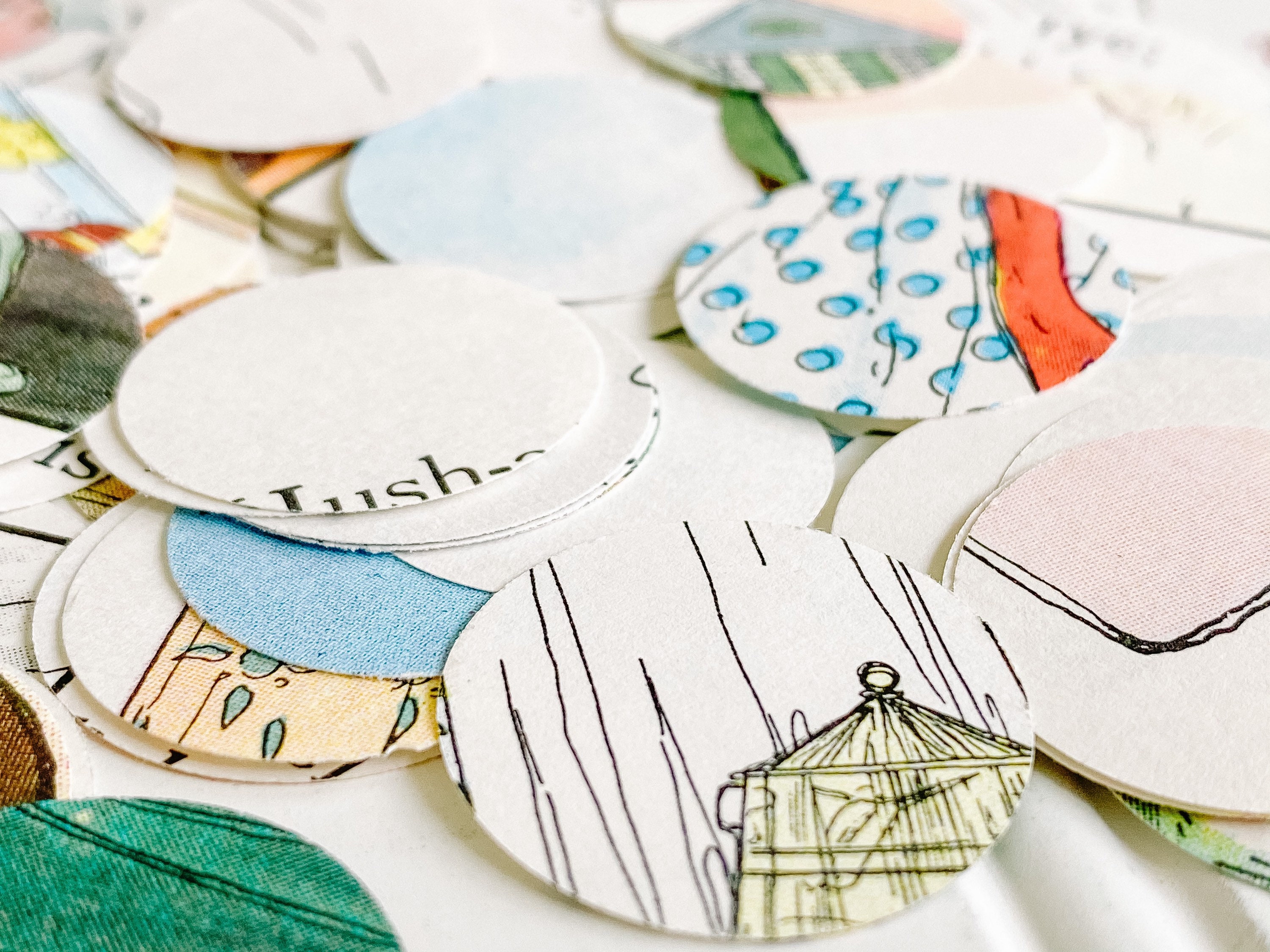 Book Confetti / Storybook Confetti / Vintage Book / Nursery / | Etsy