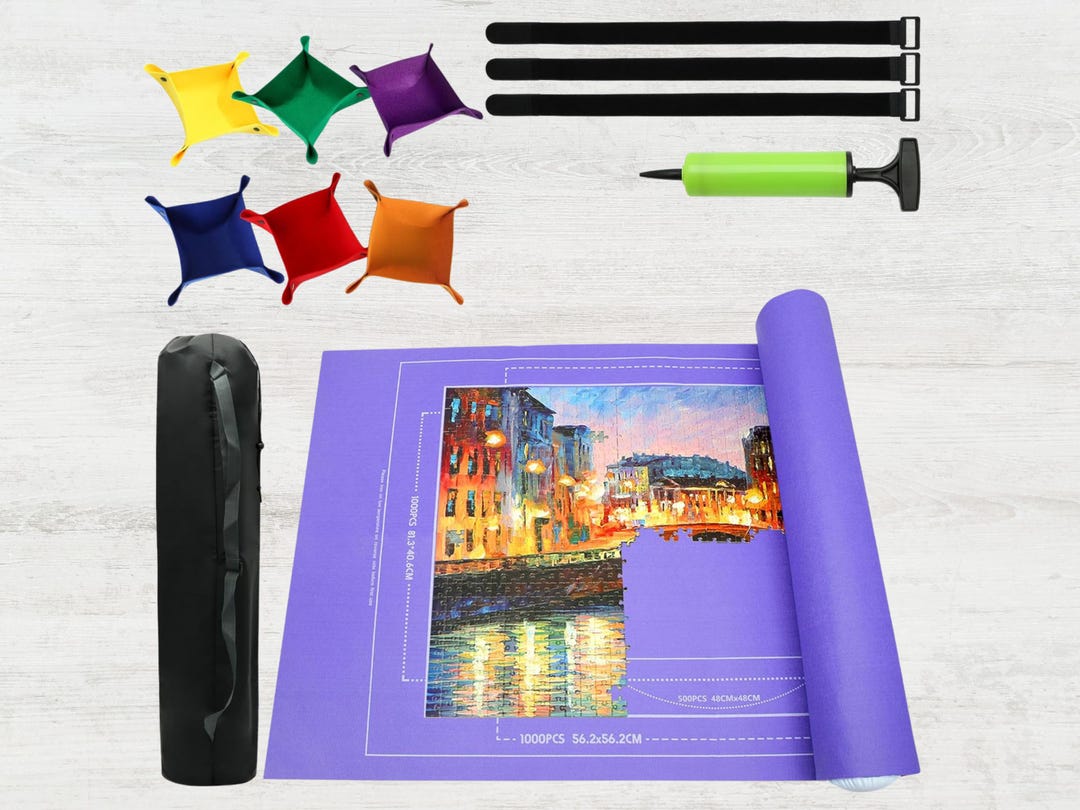 Ultimate Jigsaw Puzzle Mat – Roll-up Puzzle Storage for Puzzle Lovers ...