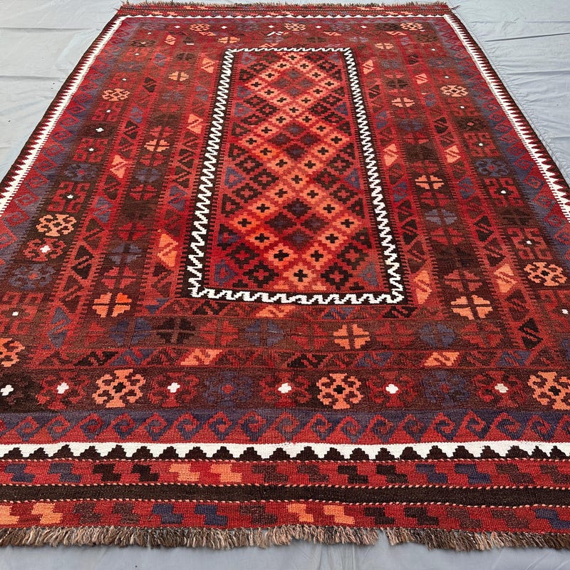 Afghan Kilim Rug - Etsy
