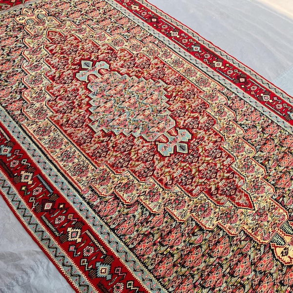 Flat Weave Rug 5x 8 - Etsy