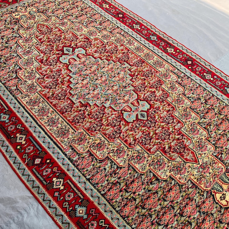 Flat Weave Rug 5x 8 - Etsy