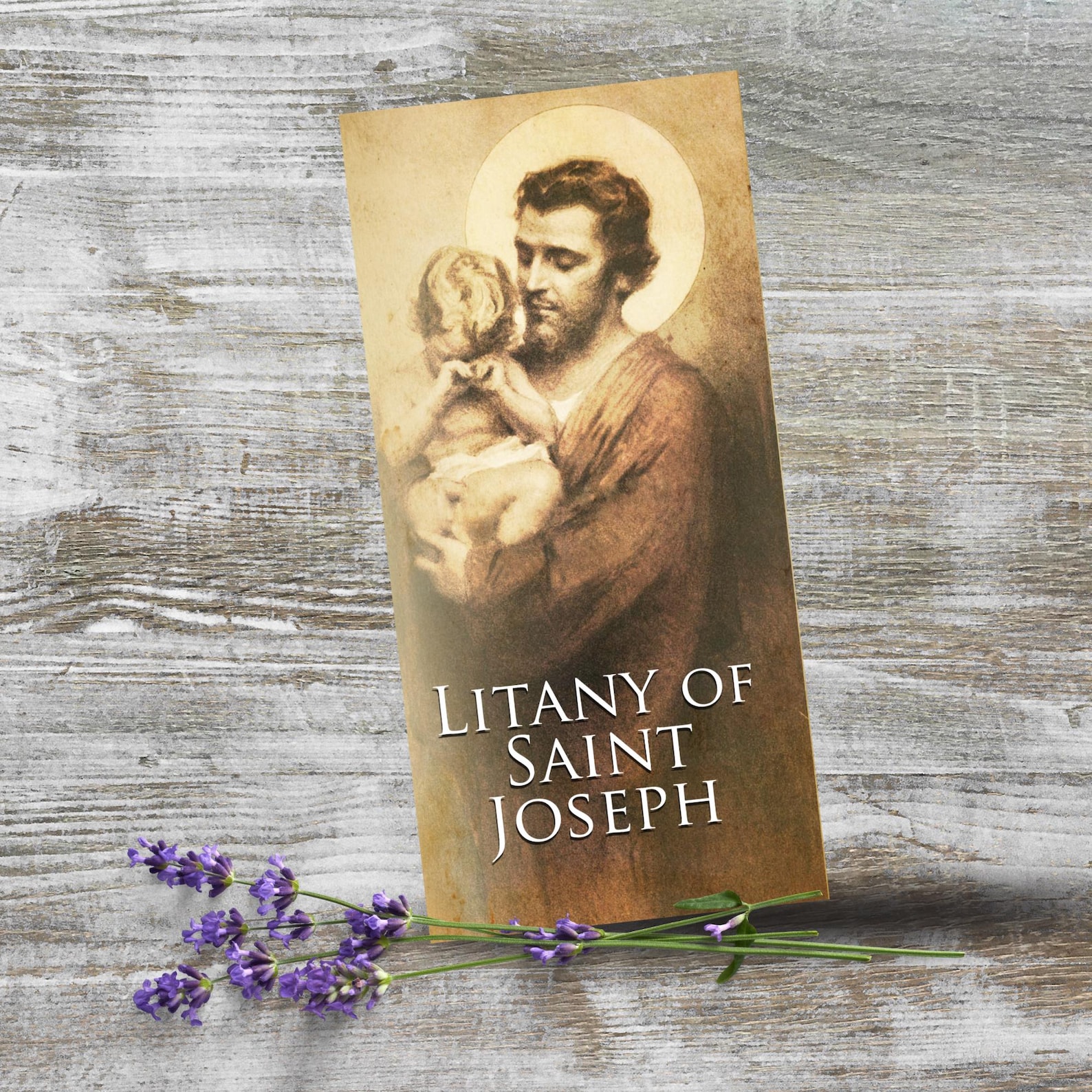 Litany of Saint Joseph - Prayer Card / 3" X 6" Folded (c) - Etsy
