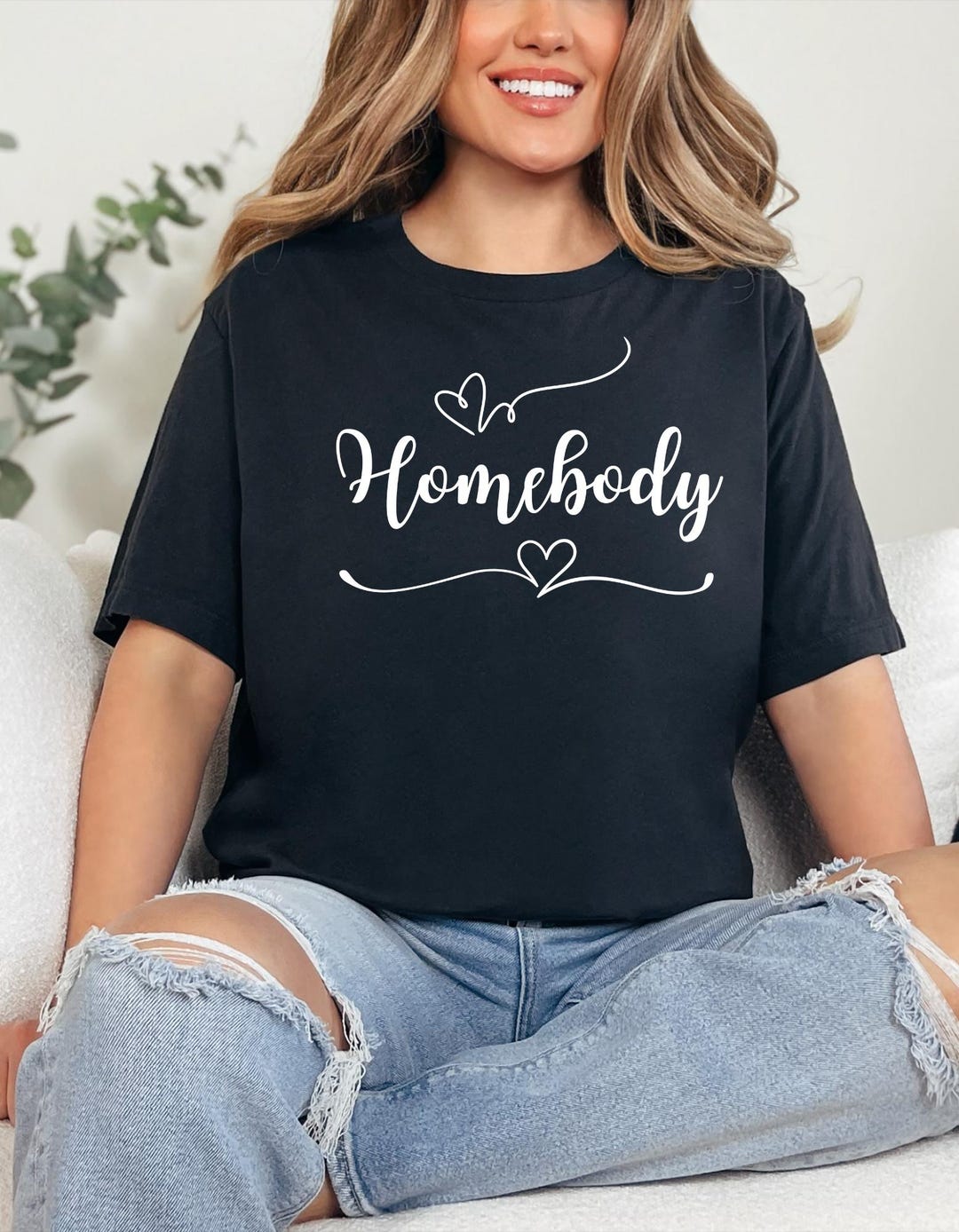 Cozy Life Premium T-shirt - Homebody Introvert Energy, Lazy Day Mood ...