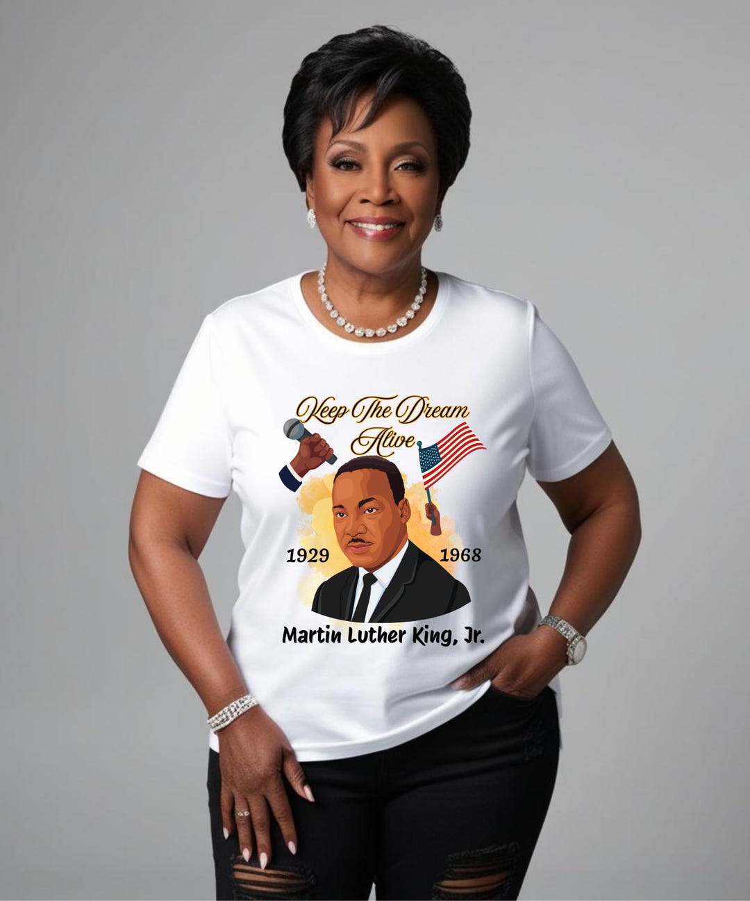 Martin Luther King Jr T-shirt, Keep the Dream Alive Martin Luther King ...