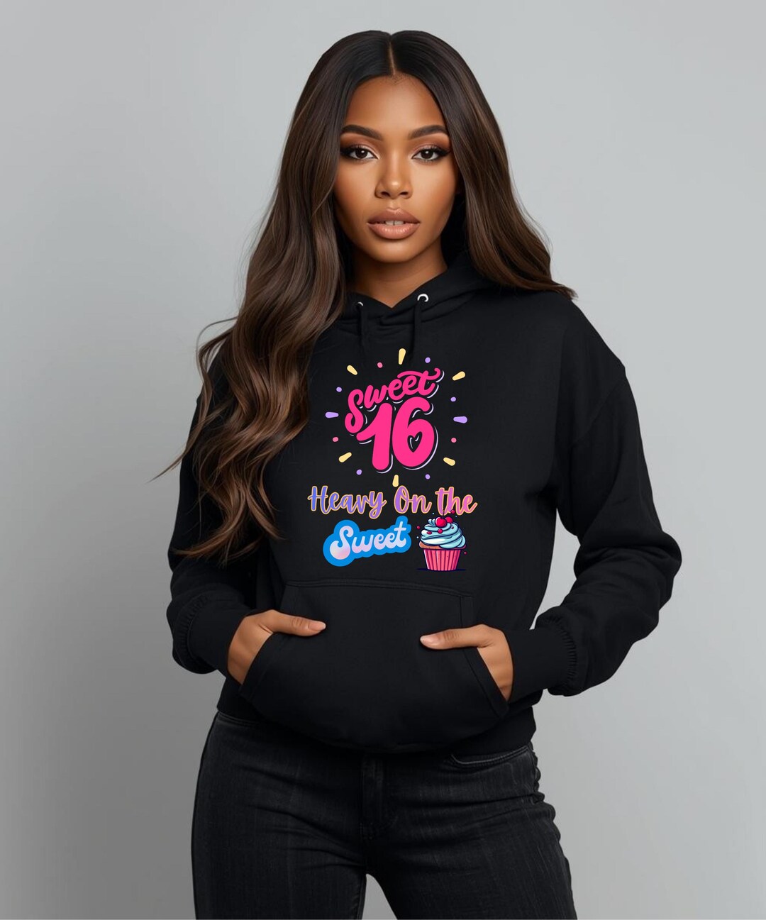 Sweet 16th Birthday Hoodie, Gift for Her, Turning 16, Christmas Gift ...