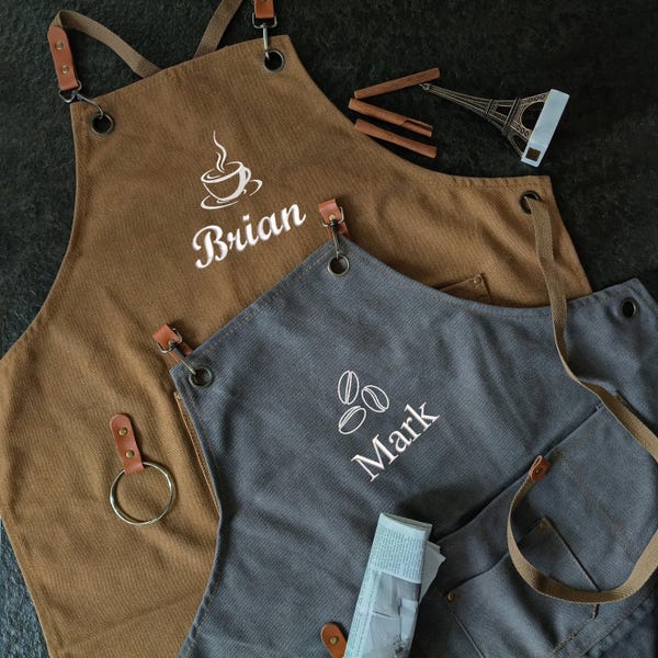 Cafe Apron - Etsy
