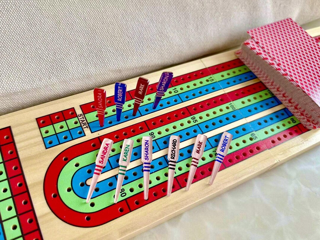 Personalized Acrylic Cribbage Pegs: Custom Name, Set of 3 - Etsy