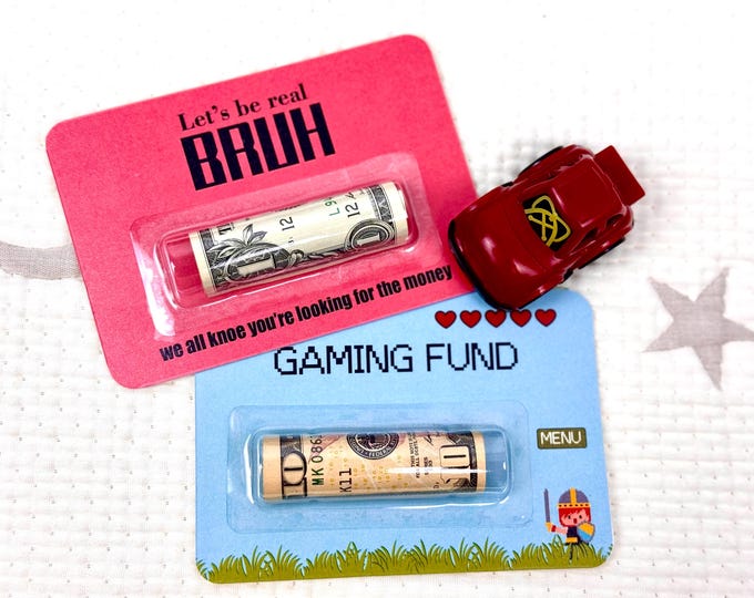 Money Card Gift for Sneaker Fund Teens Gifts Boys Girls Cash Holder ...