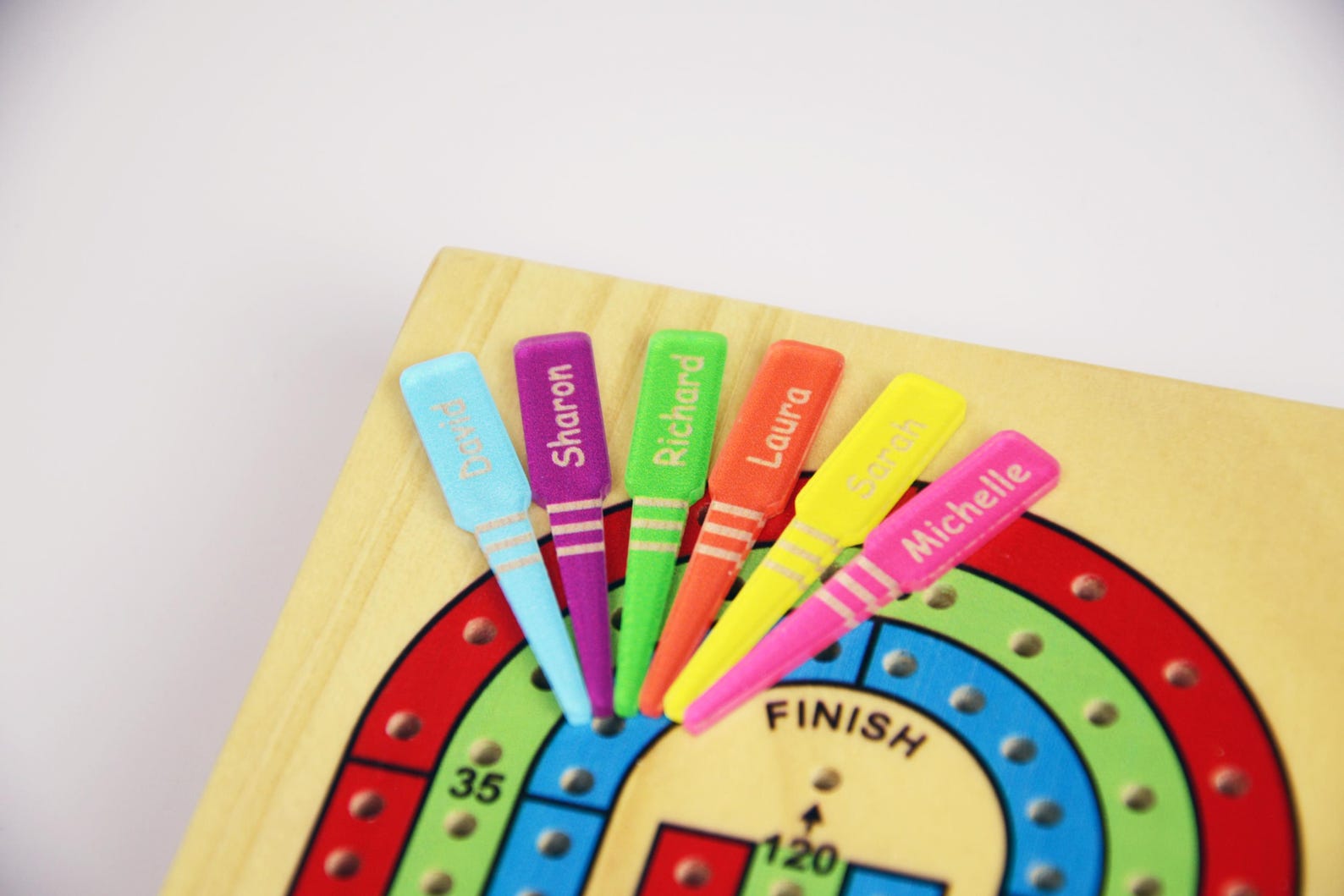 Customized Name Cribbage Pegs, Set of 3 Personalized Acrylic Cribbage ...