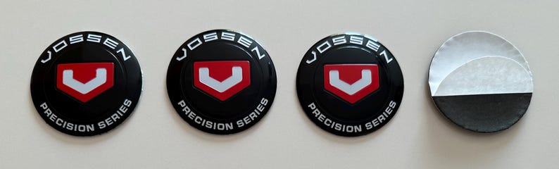 Set of 4 Black & Red Vossen 56mm (2.20 Inch) Wheel Hub Center Stickers - Etsy