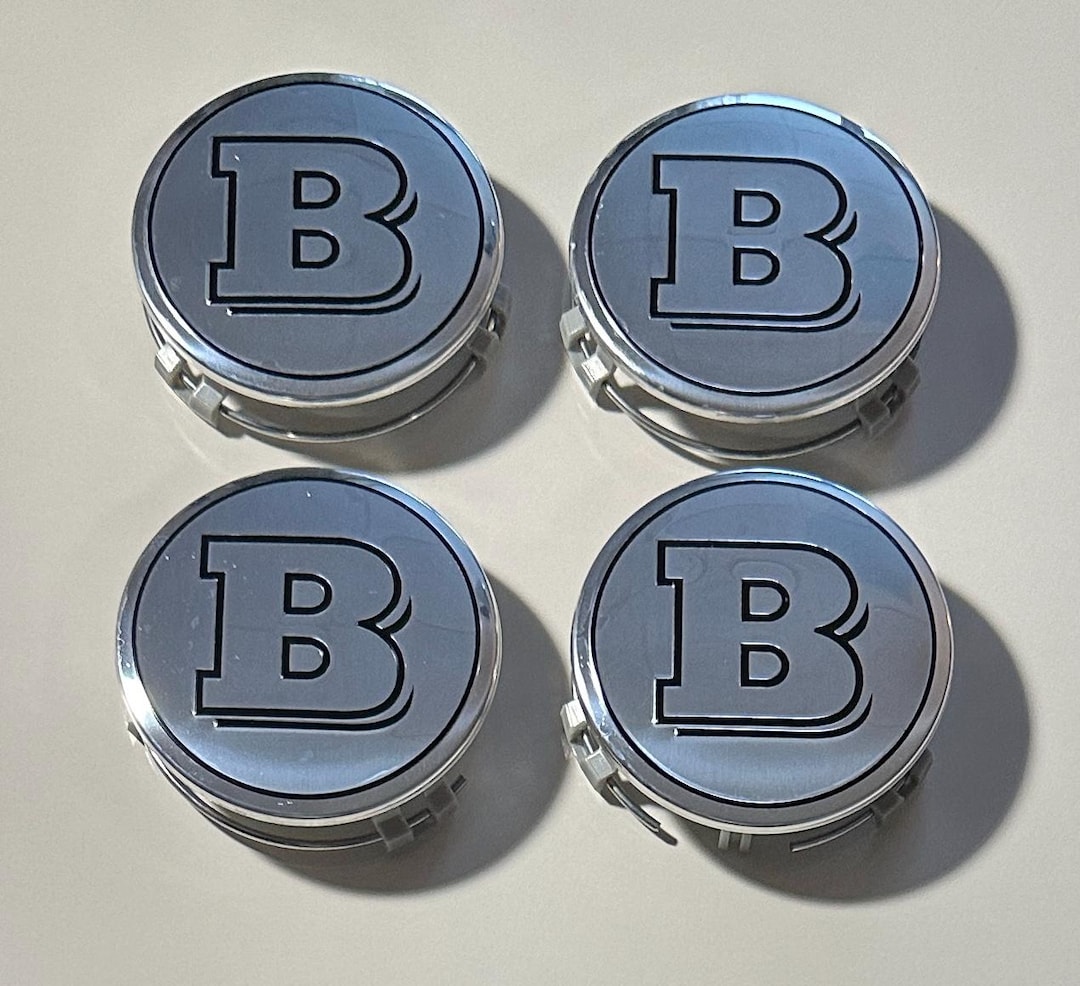 Set of 4 Silver Brabus 75mm (2.95 Inch) Wheel Hub Center Caps - Etsy