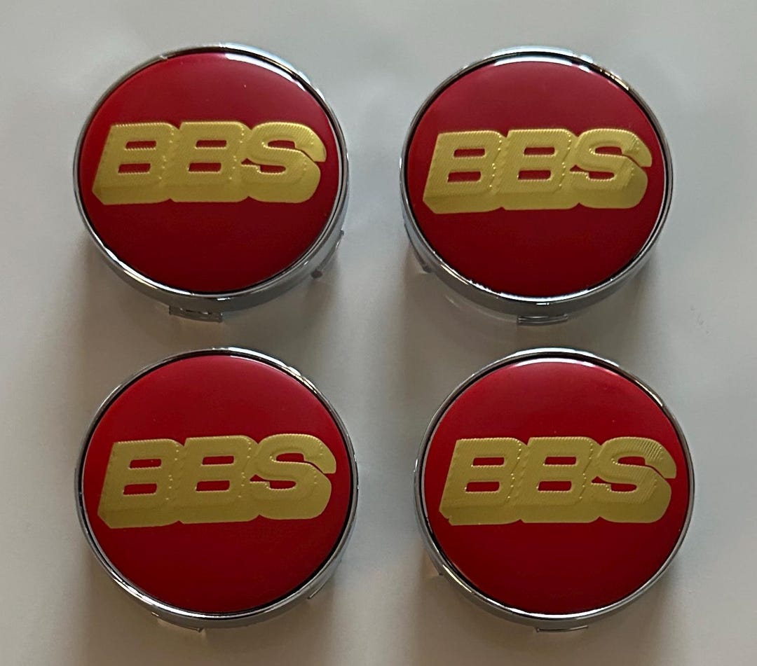 Set of 4 Red & Gold BBS 60mm (2.36 Inch) Wheel Hub Center Caps - Etsy