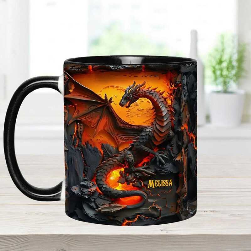 Dragon Mugs - Etsy
