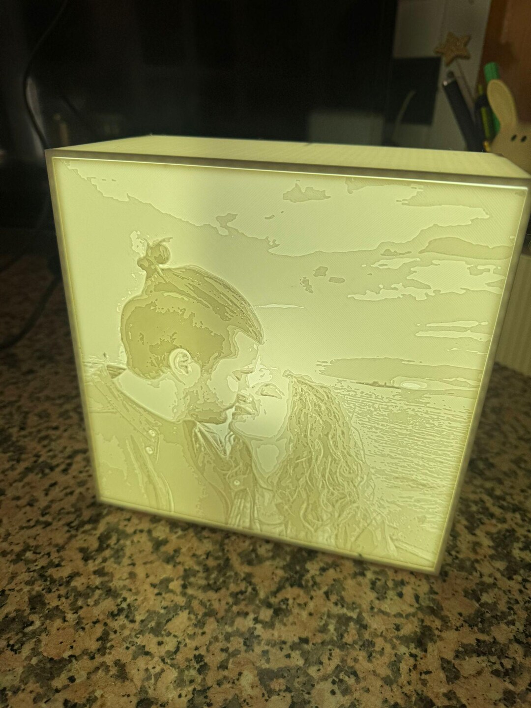 Personalized Lithophane With Photo - Etsy