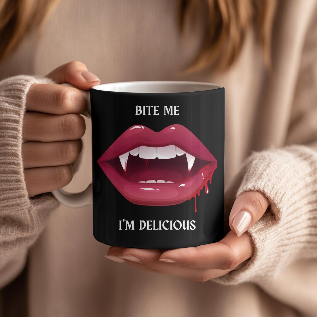Vampire Cup / Mug (4 Styles Available) Custom Vampire Lover Mug Gift ...